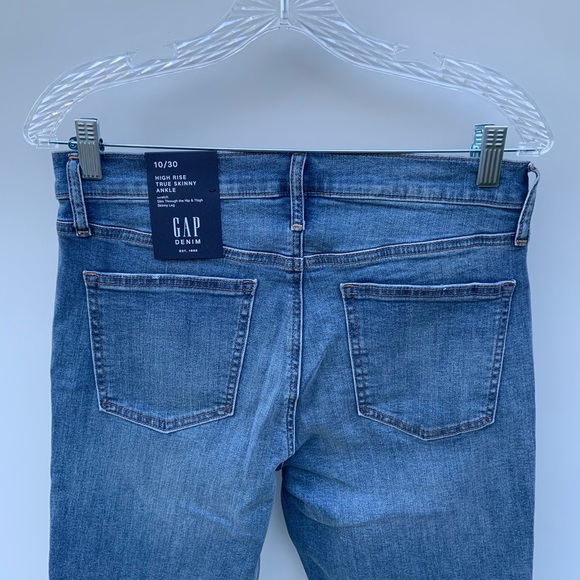 GAP | Jeans | Gap High Rise Button Front Skinny Ankle Jeans | Poshmark